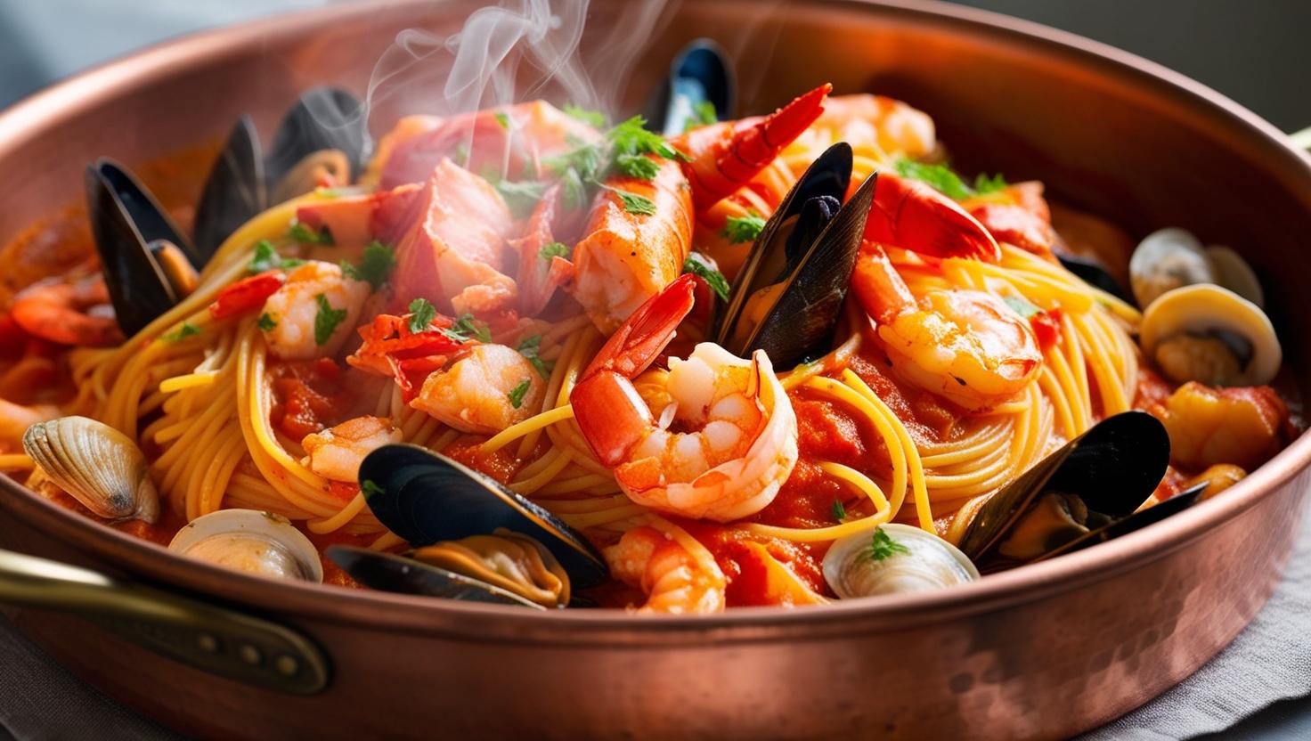 Spaghetti Fruiti di Mare - The ChefsNotebooks.com