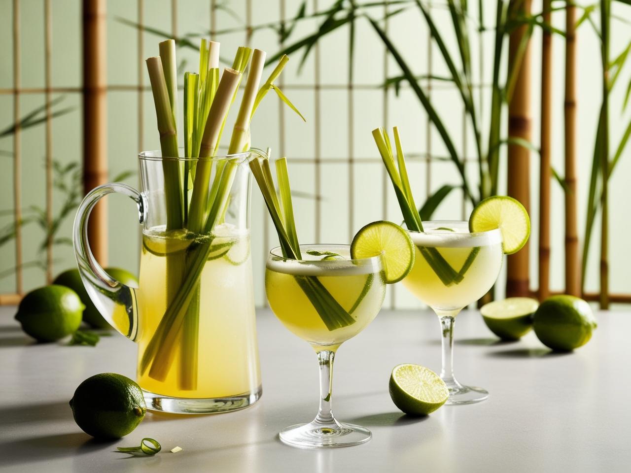 Lemongrass Gin Syrup - The ChefsNotebooks.com
