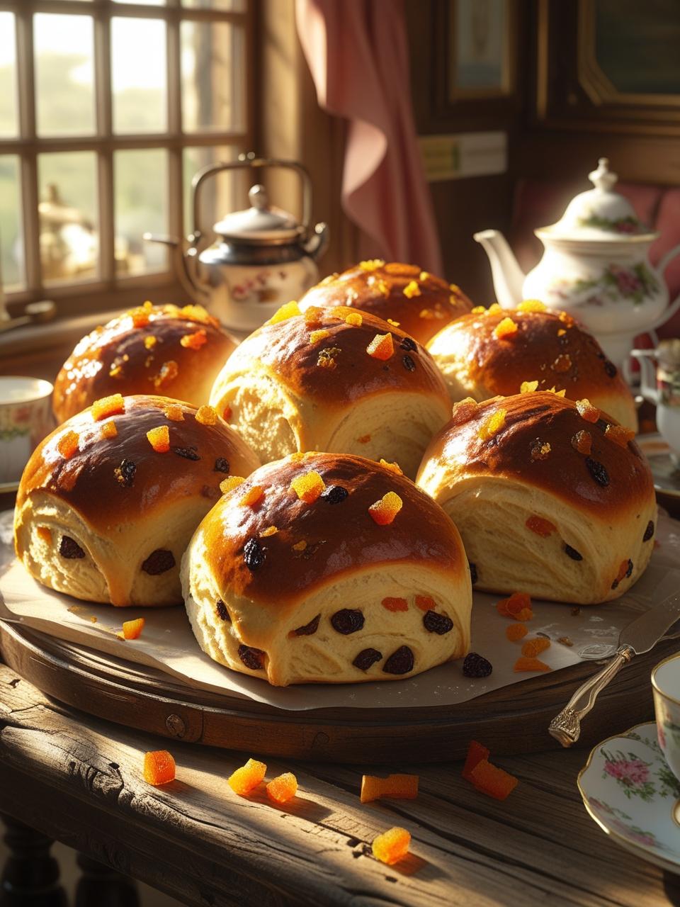 Cornish Saffron Buns - The ChefsNotebooks.com